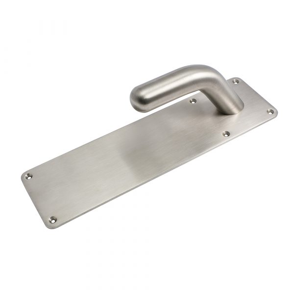 Anti-Ligature Solid P/Handle On Plate - Shop 4 Handles